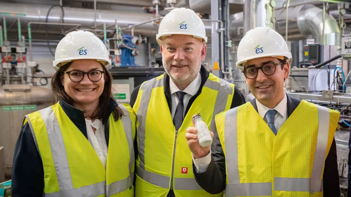 Stéphane Séjourné en visite à la centrale de Rittershoffen | ÉS